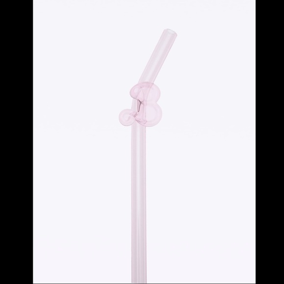 Zara | Kitchen | Zara X Barbie Glass B Straws | Poshmark